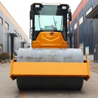 China Ride On Vibratory Single Drum 6000 Kg Asphalt Ground Road Rollers For Asphalt Laying for sale