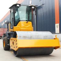 China Ride On Vibratory Single Drum 6000 Kg Asphalt Ground Road Rollers For Asphalt Laying for sale