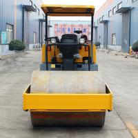 China Starting Voltage 24V Vibratory Mini Road Roller 3.5-6ton for Earth Road Construction for sale