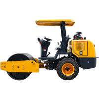China Smooth Asphalt Compaction with Disc Air Cap Oil Brake Single Drum Road Roller Machine for sale