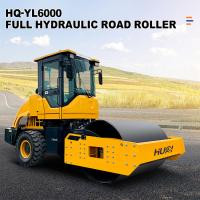 China 6000kg 6 Ton Mini Compactor Articulated Road Roller with Drum Wheel Width 1650mm for sale