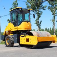 China 5000kg 6000kg Vibratory Road Roller with Double Drum and Exciting Force of 100KN for sale