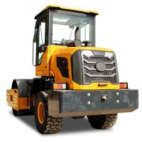 China 5000kg 6000kg Vibratory Road Roller with Double Drum and Exciting Force of 100KN for sale