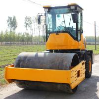 China 5000kg 6000kg Vibratory Road Roller with Double Drum and Exciting Force of 100KN for sale