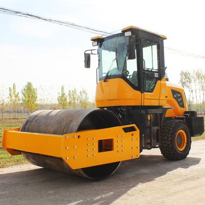 China 5 Ton Double Drum Road Roller with Kawasaki Hydraulic Valve and 100KN Exciting Force for sale