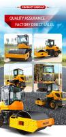 China 4450*1680*2750mm Mini Road Roller Compactor with Hydraulic Control ISO Certificate for sale