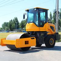 China 3 Ton 4 Ton Fully Hydraulic Vibratory Road Roller Single Drum and 80KN Exciting Force for sale
