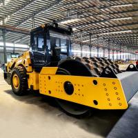 China 20 Ton Mini Wheel Road Roller With 500N/cm Static Line Load Vibration Frequency 28/35Hz for sale