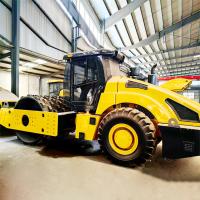 China 30° Grade Ability 20 Ton Vibratory Road Roller Machine with 28/35Hz Vibration Frequency for sale