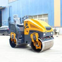 China Top-Rated 1t 2t 3t 4t 6t 8t 10t Double Drum Roller Compactor with HYDAC Hydraulic Valve for sale