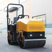 China 560mm Drum Diameter 2 Ton Compact Hydraulic Double Smooth Drum Vibratory Road Roller for sale