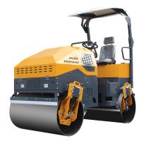 China 530mm Drum Diameter Ride on Double Drum Fully Hydraulic Asphalt Vibratory Road Roller for sale