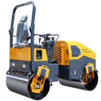 China Single Cylinder Engine Type Vibratory Roller for EPA Double Drum Fully Hydraulic Asphalt for sale