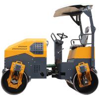 China Single Cylinder Engine Type Vibratory Roller for EPA Double Drum Fully Hydraulic Asphalt for sale