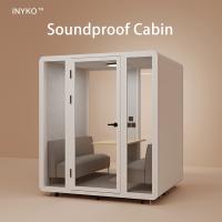 China Modular Modern Telephone Booth , Soundproof Office Phone Booth for sale