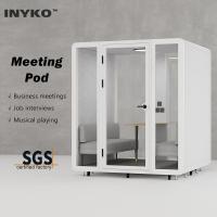 China INYKO Acoustic 4 Person Pod / 4 Person Phone Booth Pod Soundproof for sale