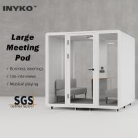 China Fully Enclosed 6 Person Pod Soundproof Easy Assembly 6 Person Booth for sale