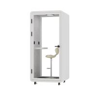 China Movable Office Phone Booth Modular 1 Person Booth Fast Install for sale