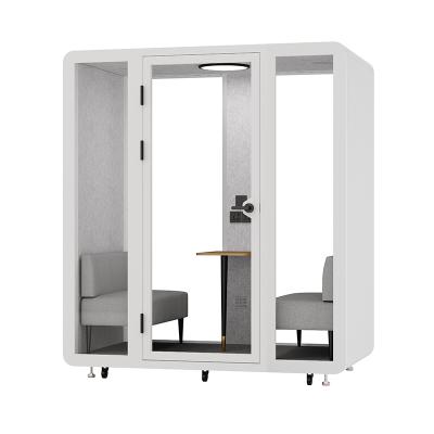 China Double Person Meeting Pod Soundproof Office Booth 35dB for sale