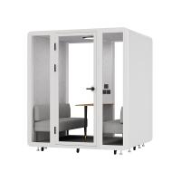 China K218 Bench Sofa Modular Portable Office Furniture Soundproof Office Phone Booth Pods for sale