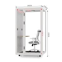 China High Density Office Privacy Pods Single Person Office Pod Soundproof for sale