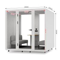 China Fully Enclosed Modular Sleeping Pod with Adjustable LED Lighting for Office Privacy for sale