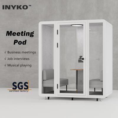 China Modern 2 Person Pod Sound Insulation Two Person Meeting Pod 490kg for sale