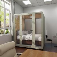 China 20dB - 45dB Soundproof Sleep Booth , Portable Privacy Booths For Office for sale