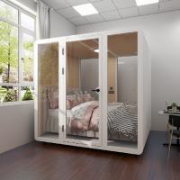 China Six Person Karaoke Booth Soundproof Acoustic Pods For Offices for sale
