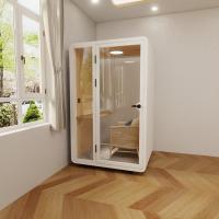 China Modular Office Pod with LED Lighting Quick Installation and Wheelchair Accessible Soundproof Booth for sale