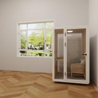 China Fully Enclosed Office Work Pod Soundproof Independent Single Person Pod for sale
