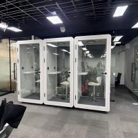 China Modular 1 Person Pod Easy Assembly Soundproof Single Person Booth for sale