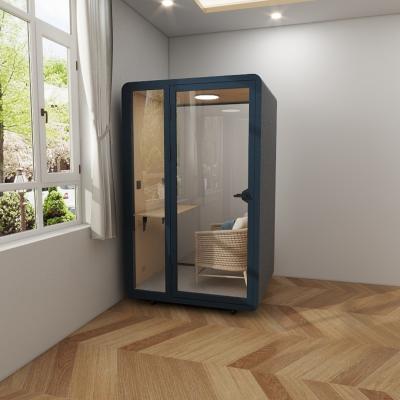 China Modern 1 Person Meeting Pod Easy Assembly 1 Man Office Pod Soundproof for sale