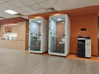 China Acoustic 1 Person Pod Customized Prefab Office Pod Soundproof for sale