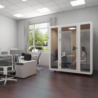 China Modular Prefab Office Pod Sound Insulation Two Person Pod 550KG for sale