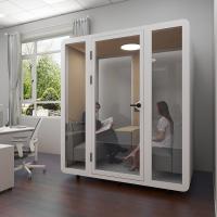 China Modern 2 Person Pod Sound Insulation Two Person Meeting Pod 490kg for sale