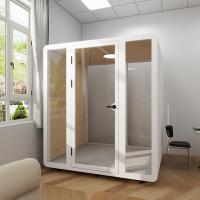China 4 Person STC35dB(±5dB)/RT0.25S Soundproof Meeting Pod with Fast Installation and Movable Design for sale
