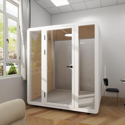 China 4 Person STC35dB(±5dB)/RT0.25S Soundproof Meeting Pod with Fast Installation and Movable Design for sale