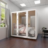 China Movable 6 Person Office Pod Booth Easy Assembly Acoustic Work Booth for sale
