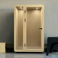 China Modern Soundproof Booth with High Insulation LED Lighting and Built-in Ventilation for Office Pod for sale