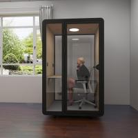 China K140 Table Desk Fully Enclosed Home Office Booth Soundproof Booths For Offices for sale