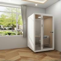 China Soundproof Office Pod with High Sound Insulation LED Lighting and Built-in Ventilation for Optimal Workspace for sale