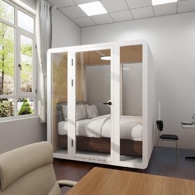 China A Sleeping Meeting Pod And Acoustic for Office In The Log Cabin By The Soundproof Booth for sale