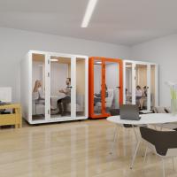 China Portable Modular Soundproof Office Pod Cabin Prefab Home Working Pod for sale