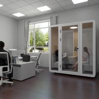 China Office Pod Business Has A Telephone Soundproof Booth And Also A Sleep Pod For Resting Reading Meeting for sale