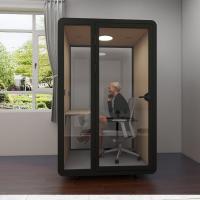 China Double-walled Soundproof Booth with LED Lighting and Built-in Ventilation System for Prefabricated Work Pod for sale
