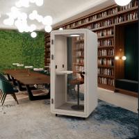 China Portable Soundproof Booth with 40dB Noise Reduction and 1 Year Warranty for Office Pods for sale