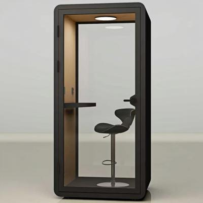 China Soundproof Phone Booth with 40±5 dB Noise Reduction 5-Year Warranty and 7-Layer Sound Insulation Acoustic Booth for sale