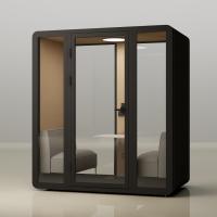 China Modular Meeting Pod with STC 35-45 dB Soundproofing and 5 Year Warranty for 2-4 People for sale