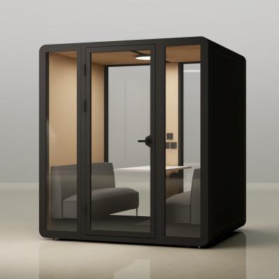 China Customizable Soundproof Phone Booth with 1860*1640*2060mm Dimensions for Office Pod and Soundproof Booth for sale